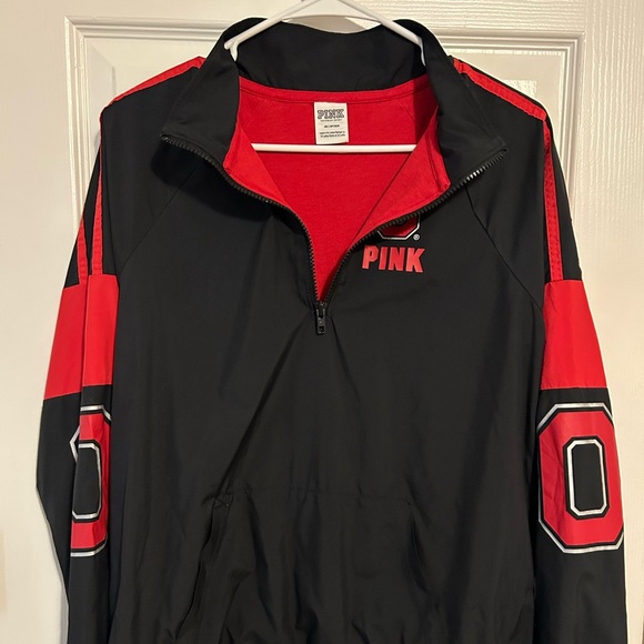 Victoria's Secret | Tops | Victorias Secret Pink Ohio State Quarter Zip ...